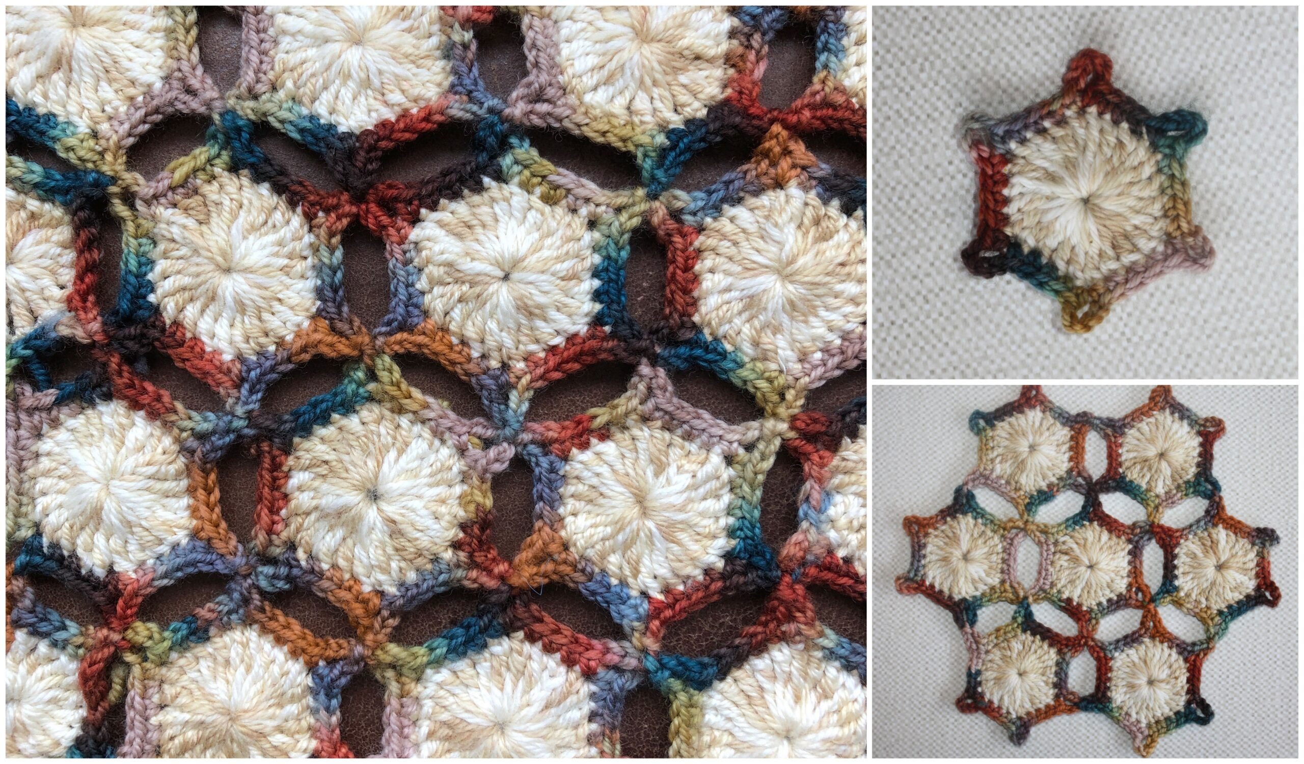 Small Circle Crochet Motif & Border - Mezzacraft - Sharing the Art of ...